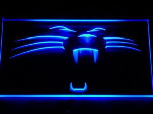 Carolina Panthers Panther - neon sign - LED sign - shop - What's your sign?