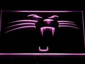 Carolina Panthers Panther - neon sign - LED sign - shop - What's your sign?