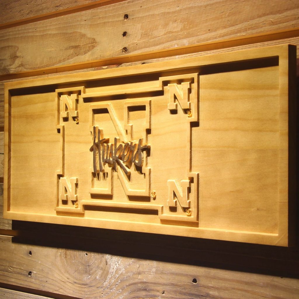 Nebraska Huskers Wood Sign - Legacy Edition - neon sign - LED sign ...