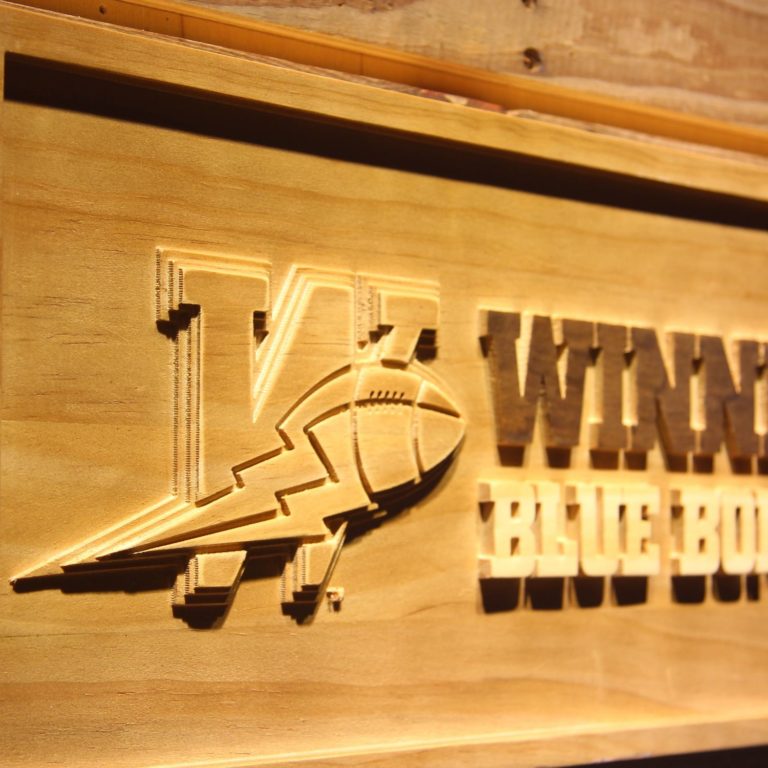 Winnipeg Blue Bombers Wood Sign - Legacy Edition - neon sign - LED sign ...