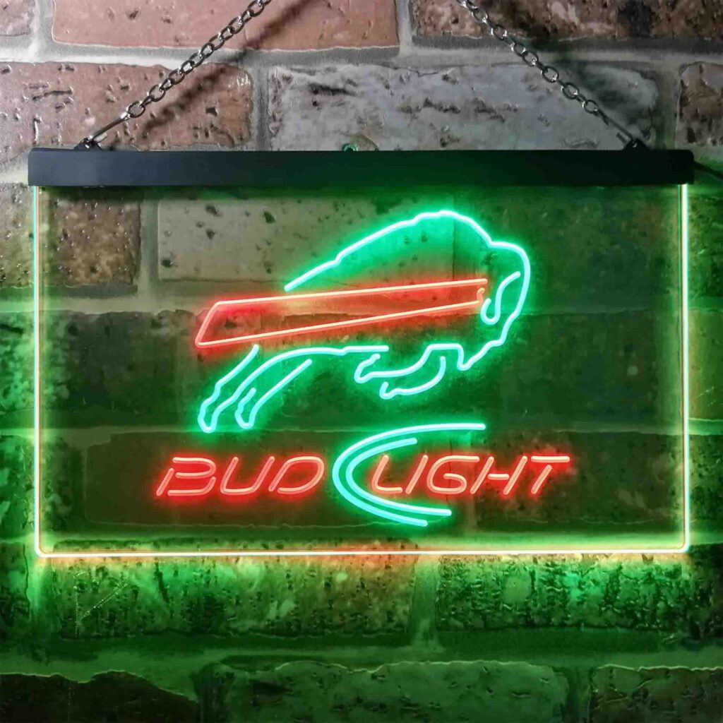 Buffalo Bills Bud Light LED Neon Sign - neon sign - LED sign - shop ...