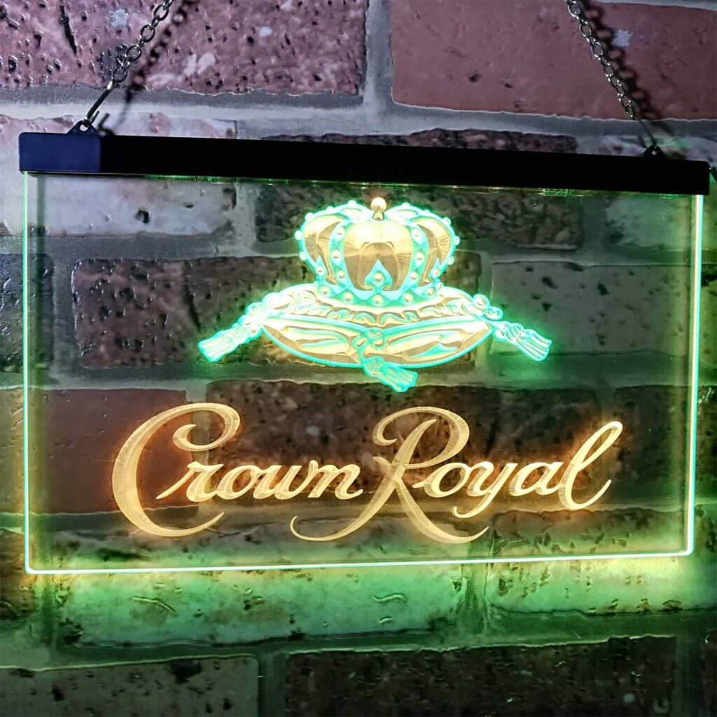 Crown Royal LED Neon Sign - neon sign - LED sign - shop - What's your sign?