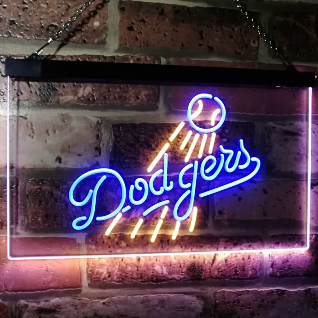 Los Angeles Dodgers Logo 1 LED Neon Sign - neon sign - LED sign - shop ...