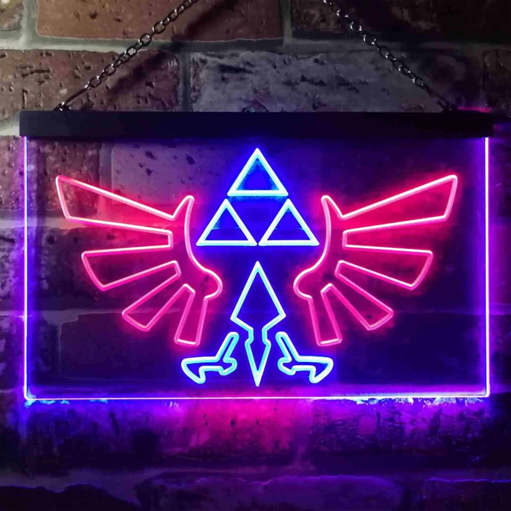 Legend of Zelda Triforce LED Neon Sign - neon sign - LED sign - shop ...