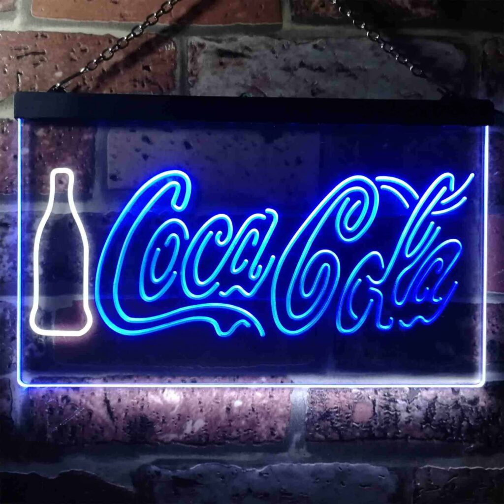 Coca-Cola Bottle and Logo LED Neon Sign - neon sign - LED sign - shop ...