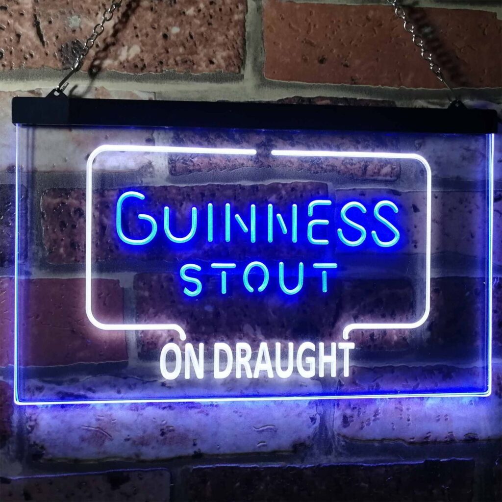 Guinness Stout On Draught LED Neon Sign - neon sign - LED sign - shop ...