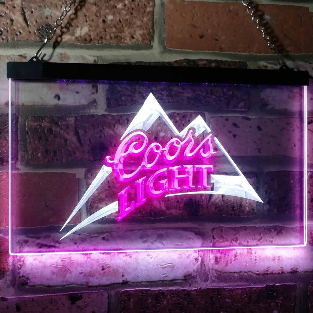 Coors Light Mountain LED Neon Sign - neon sign - LED sign - shop - What ...