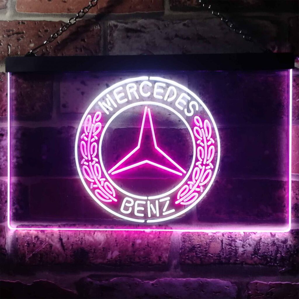 Mercedes Benz Old Logo LED Neon Sign - neon sign - LED sign - shop ...