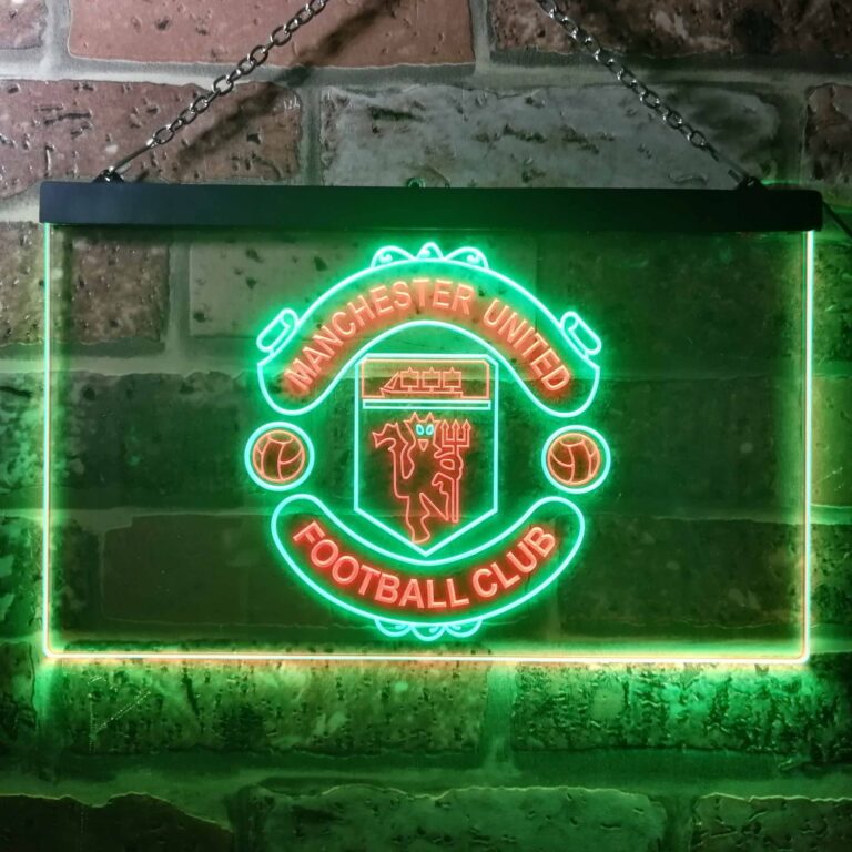 Manchester United Logo 1 LED Neon Sign - neon sign - LED sign - shop ...