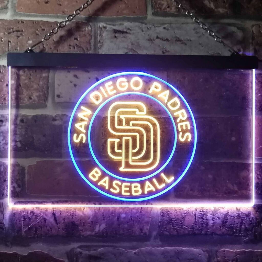 San Diego Padres Logo 2 LED Neon Sign - neon sign - LED sign - shop ...