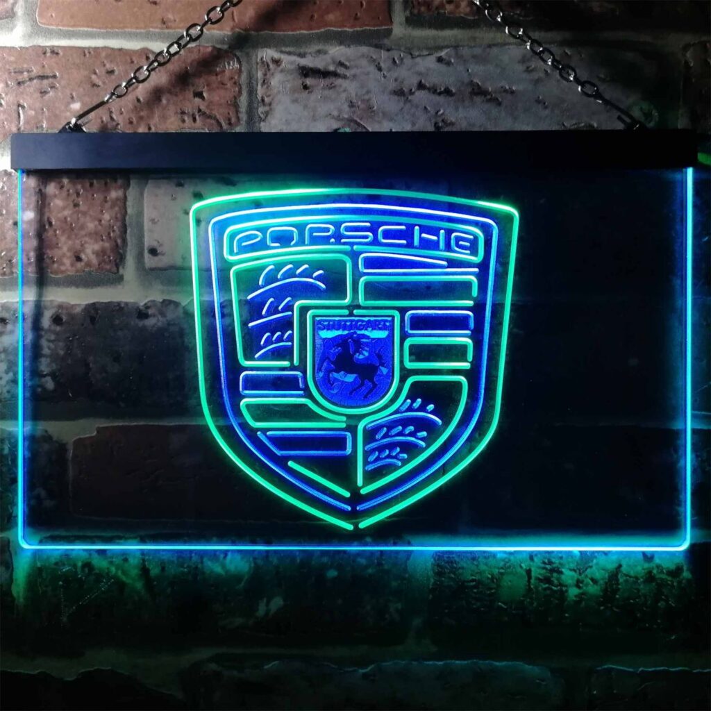 Porsche LED Neon Sign - neon sign - LED sign - shop - What's your sign?